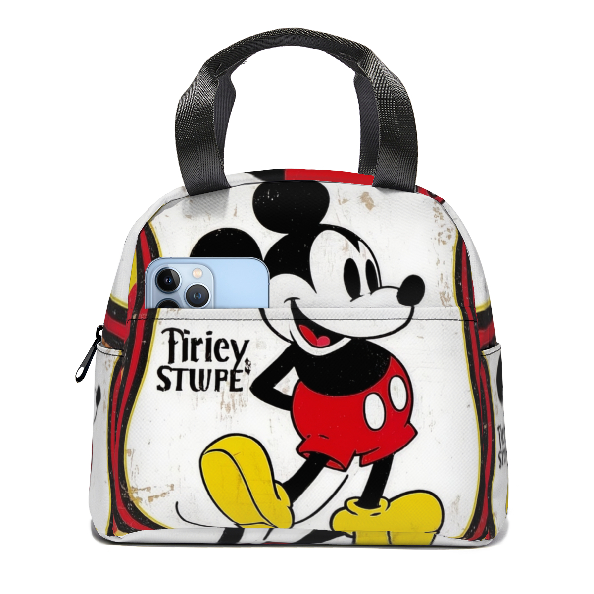 Mic×key Mouse Insulated Lunch Box Unisex Reusable Lunch Box Portable ...