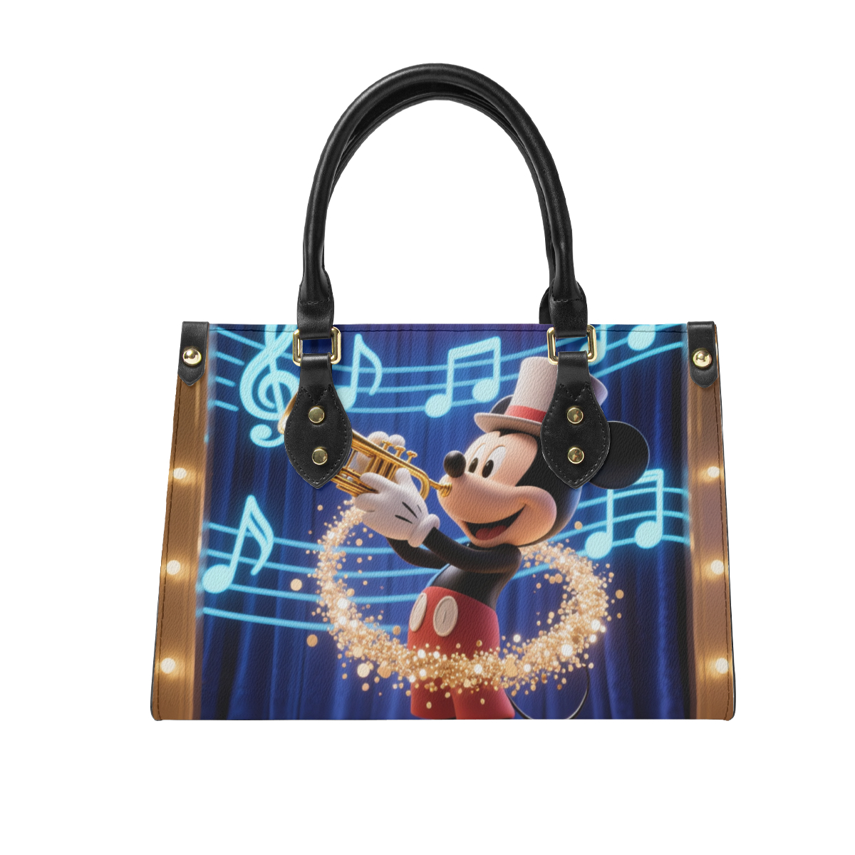 Mic×key Mouse Leather Women Tote Bag Handbag Shopping Casual Travel Bag ...