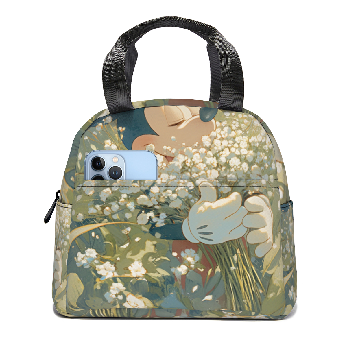 Mic×key Mouse Lunch Bag Cartoon Portable Insulated Lunch Box Reusable ...