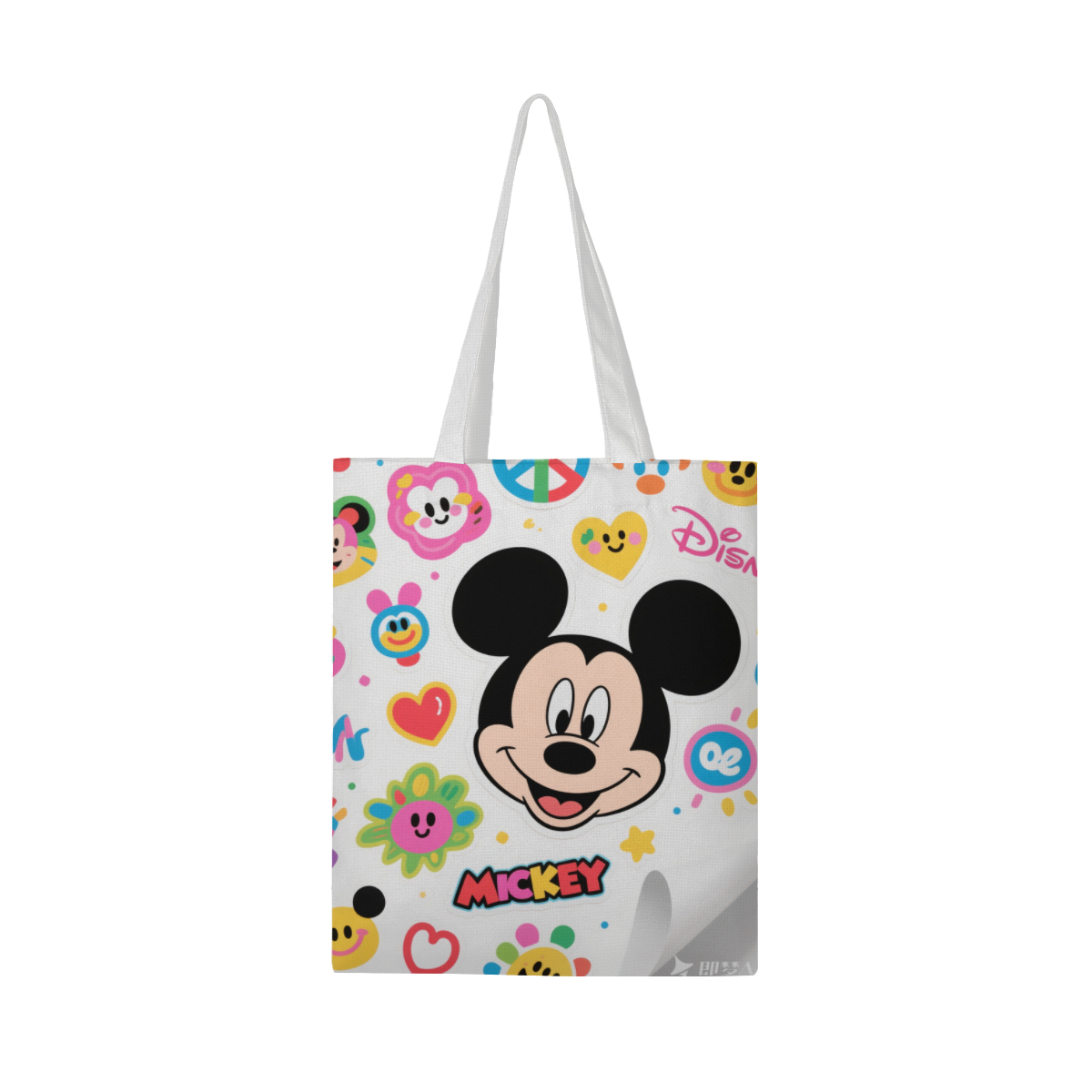 Mic×key Mouse Tote Bag Canvas Shoulder Bag Shopping Bag Crossbody Bag ...