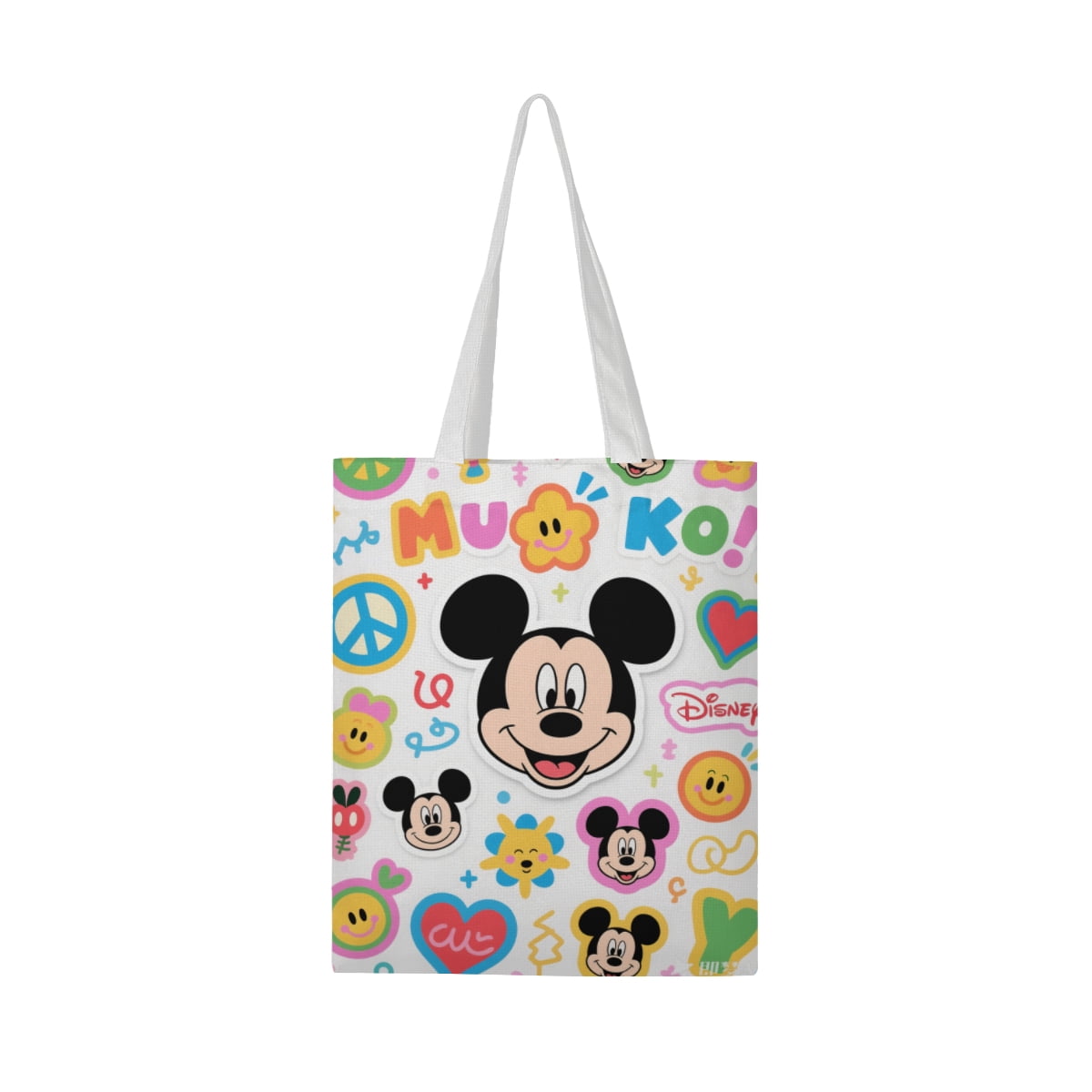Mic×key Mouse Tote Bag Canvas Shoulder Bag Shopping Bag Crossbody Bag ...