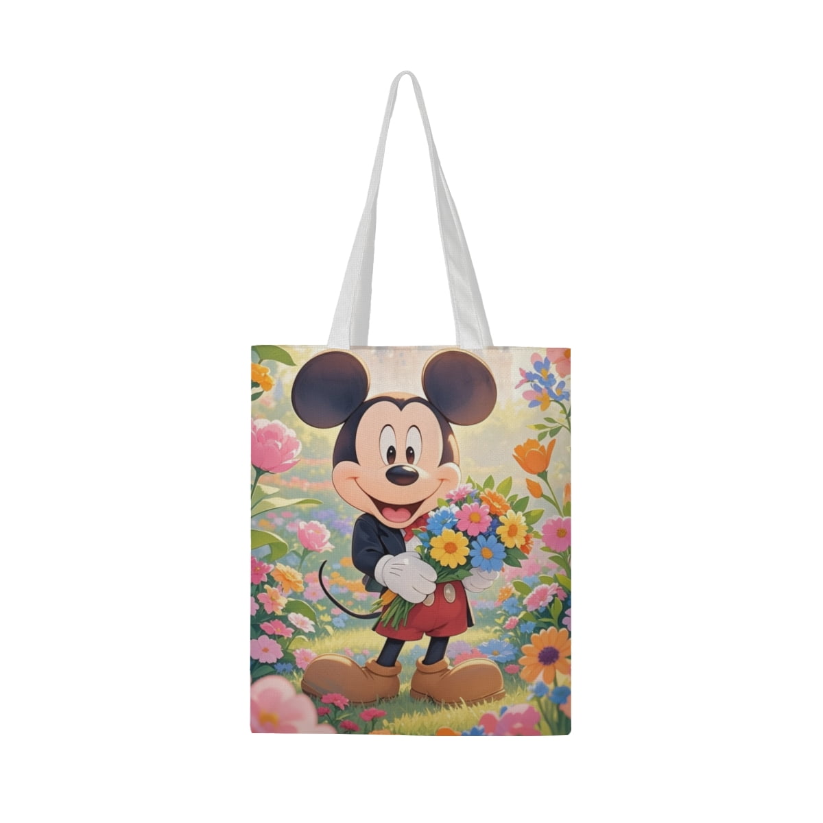 Mic×key Mouse Tote Bag Canvas Shoulder Bag Shopping Bag Crossbody Bag ...