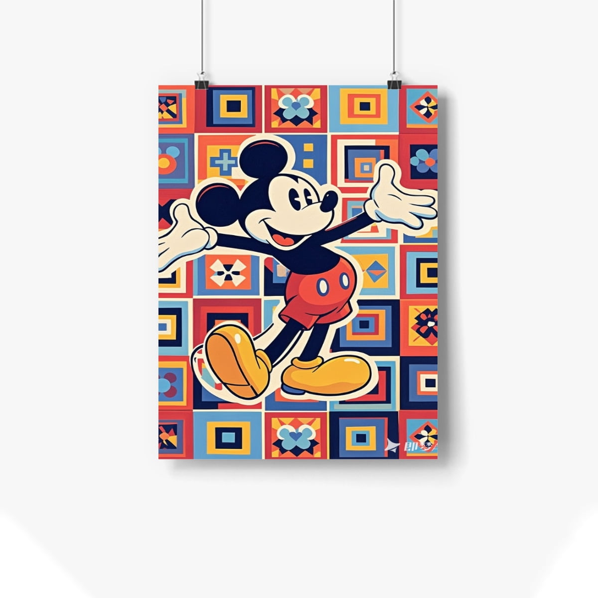 Mic×key Mouse Waterproof HD Poster Suitable for Gift and Decor ...