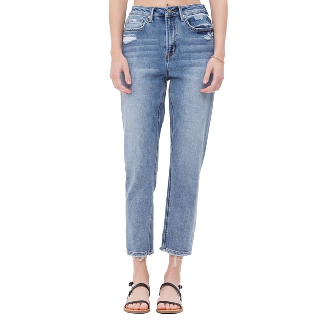 Mica Denim - Lorca Stretch Super High Rise Mom Jeans - MDP-M168 ...