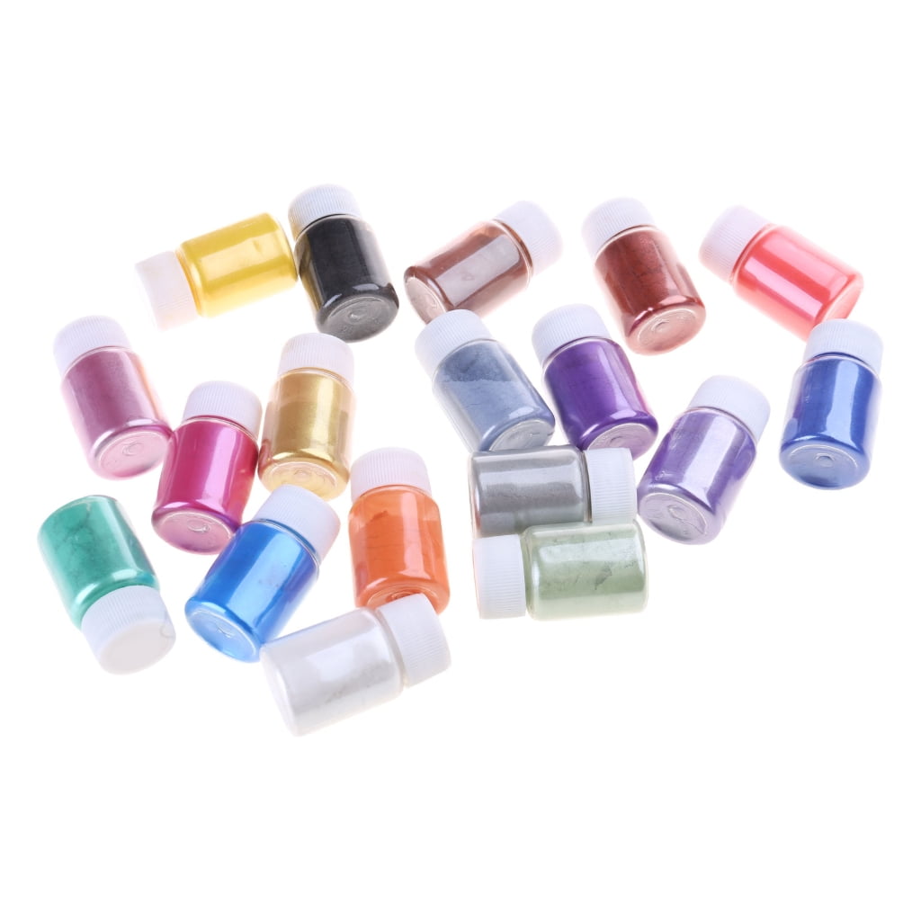 Mica Powder-18 Color Pigment Supply Pearls for Makeup/lip Gloss ...