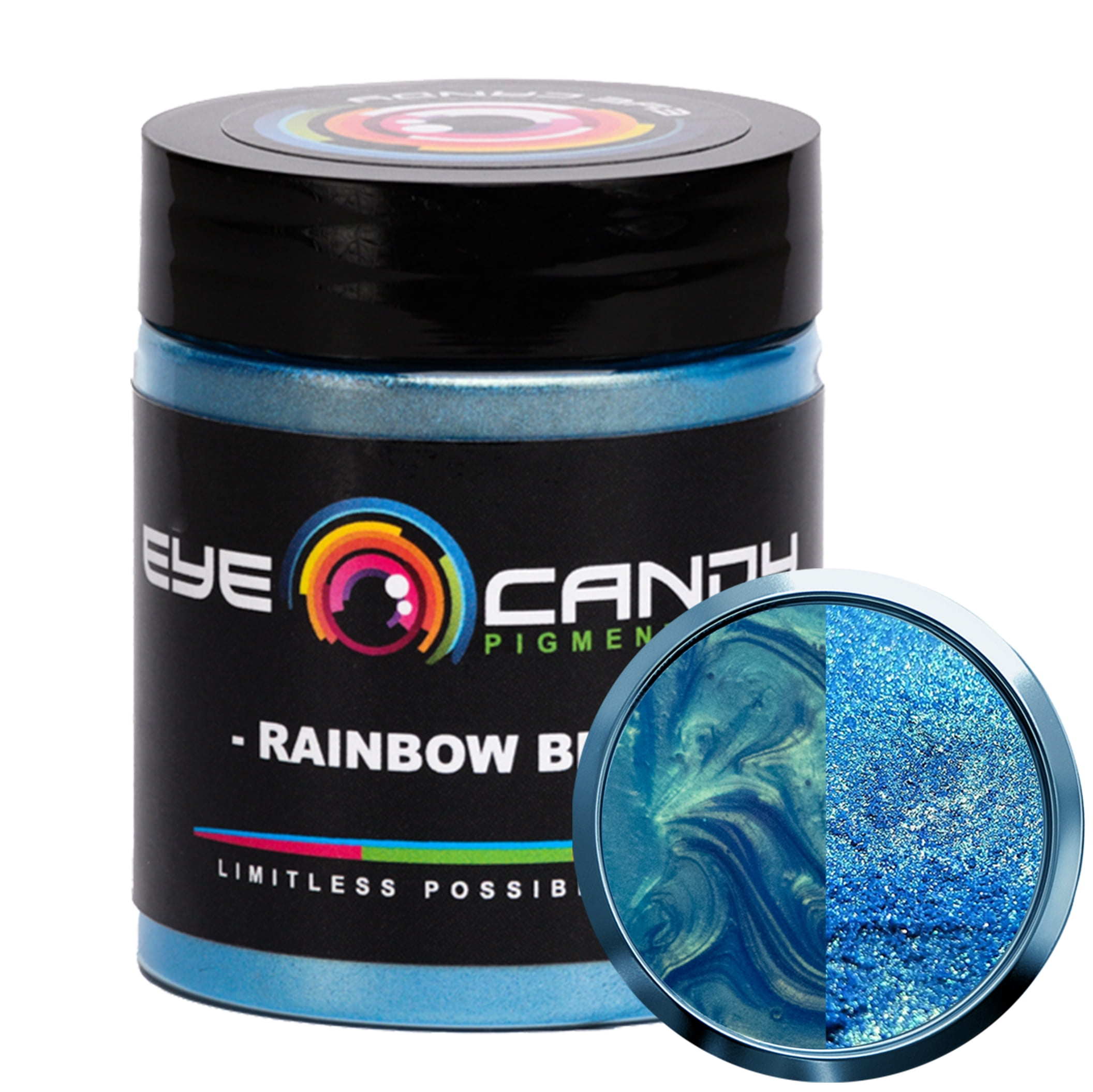 Mica Powder Pigment “Rainbow Blue” (25g) Multipurpose DIY Arts and ...