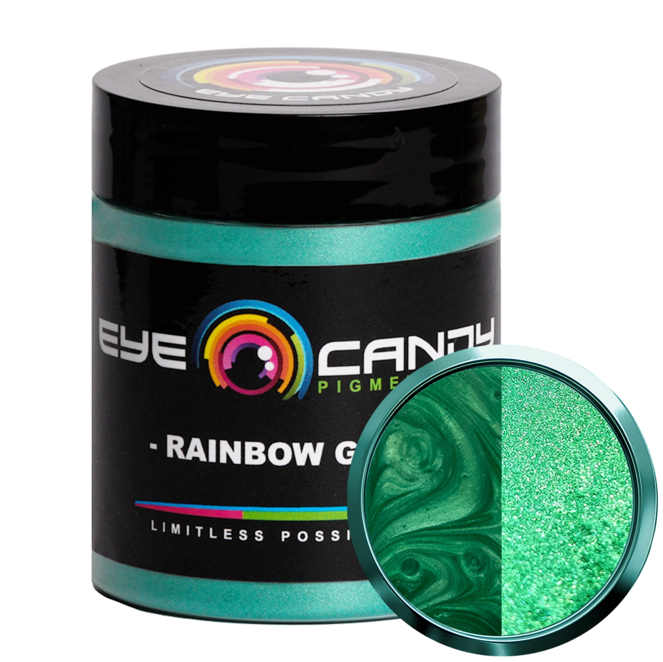 Mica Powder Pigment “Rainbow Green” (25g) Multipurpose DIY Arts and ...
