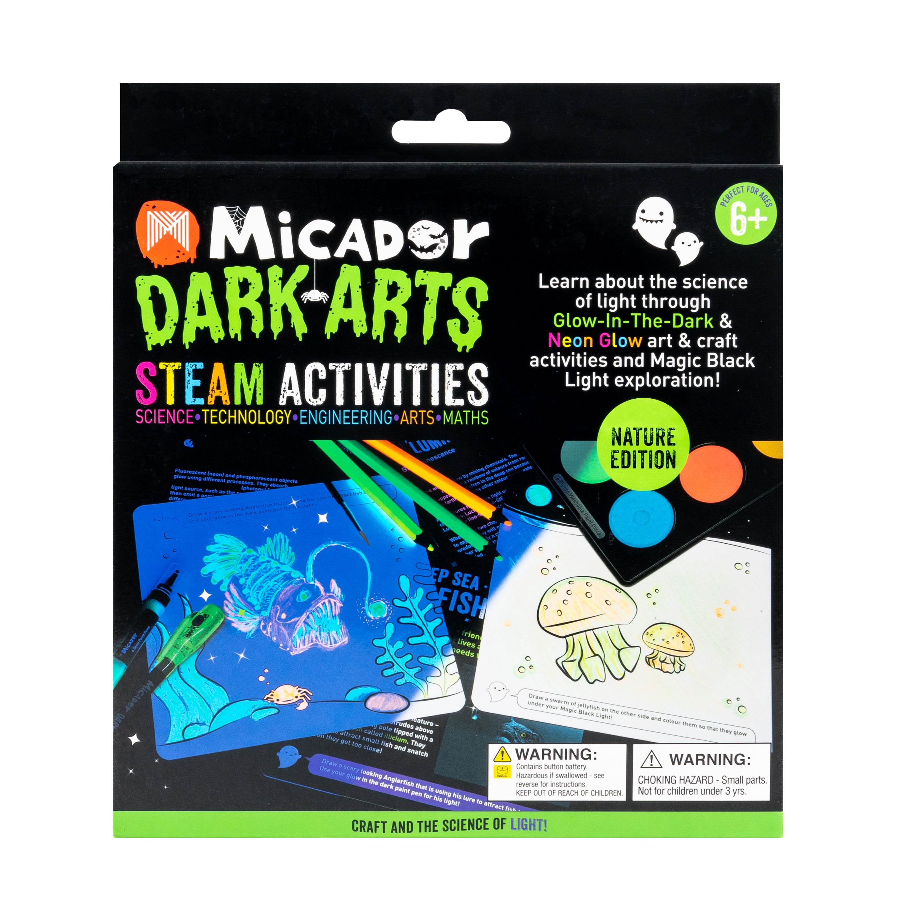Micador Dark Arts, Glow STEAM Activity Packs, Nature STEAM Activity ...