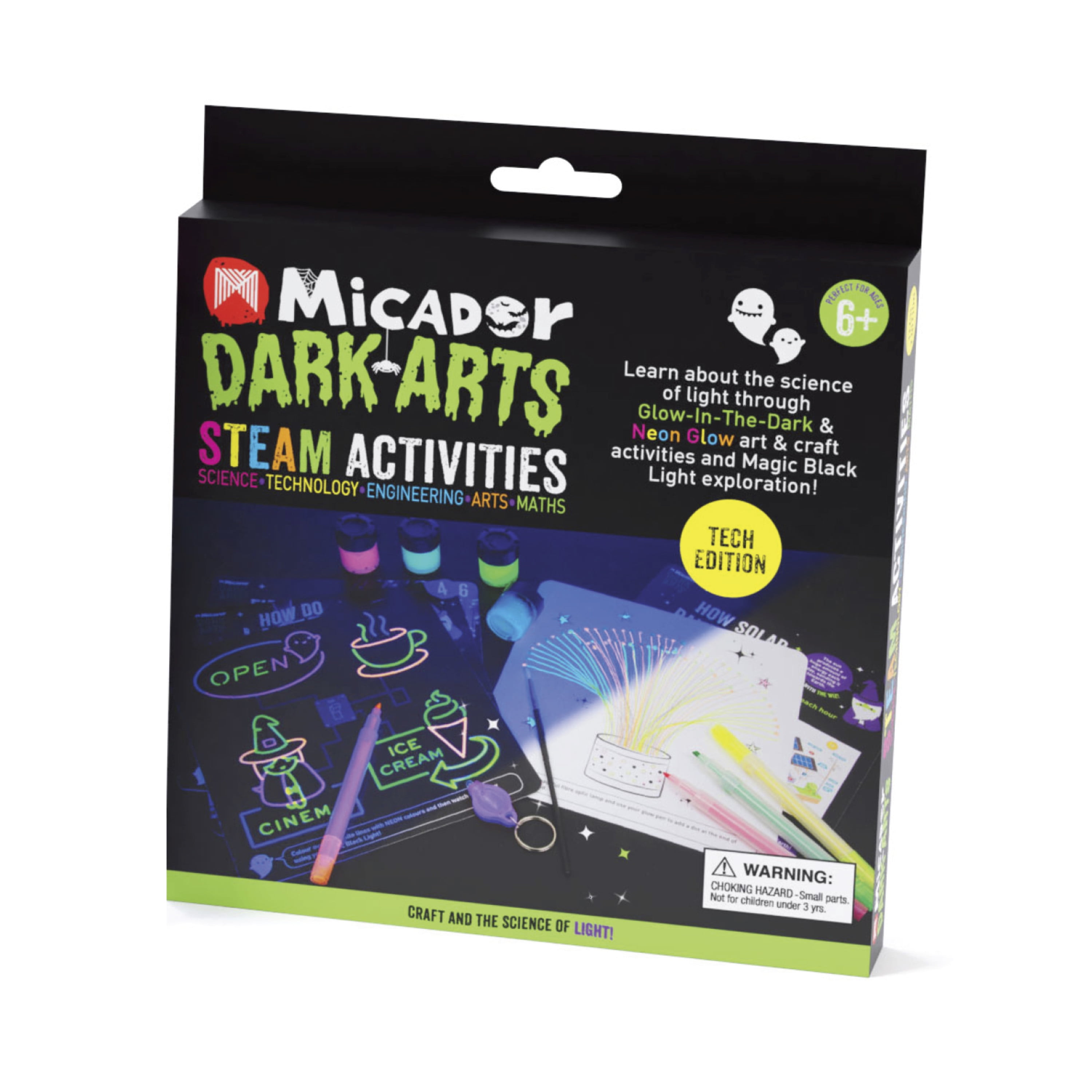 Micador Dark Arts, Glow STEAM Activity Packs, Technology STEAM Activity ...