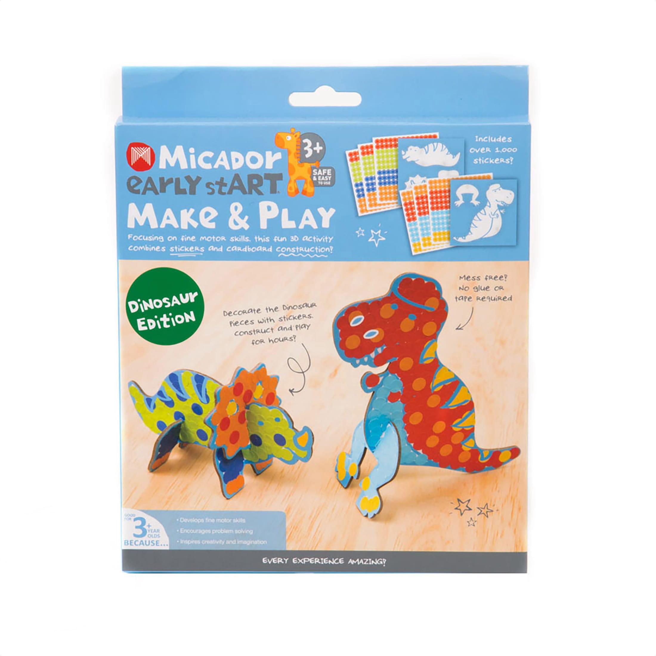 Micador early stART Make & Play 2-Piece Set, Dino - Walmart.com