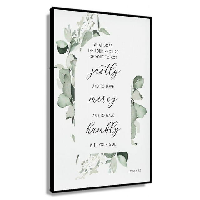 Micah 6 8 Walk Humbly Bible Verse Wall Art, Printable Wall Art ...