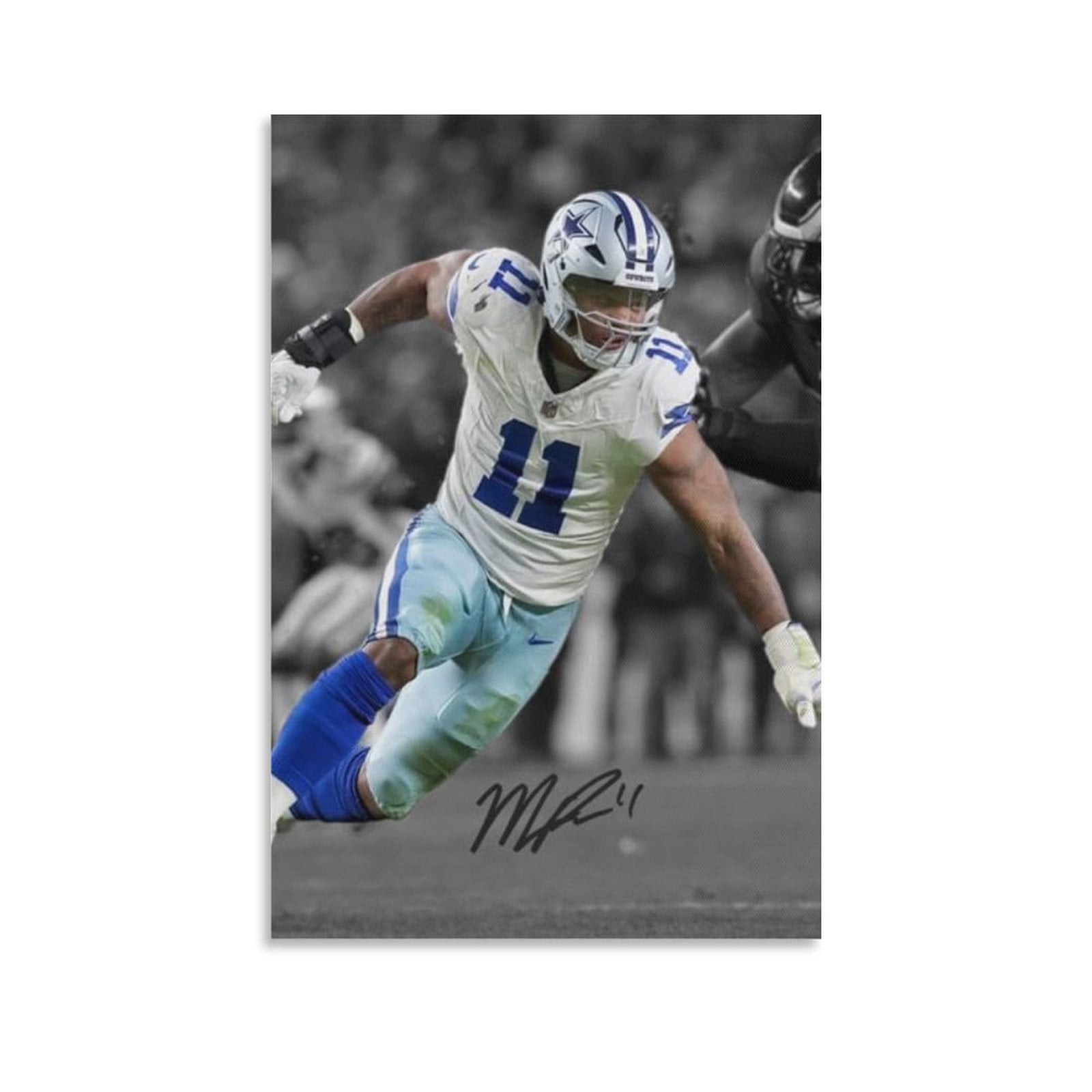 Micah Parson Signed Poster Posters Wall Art Painting Canvas Gift Living ...