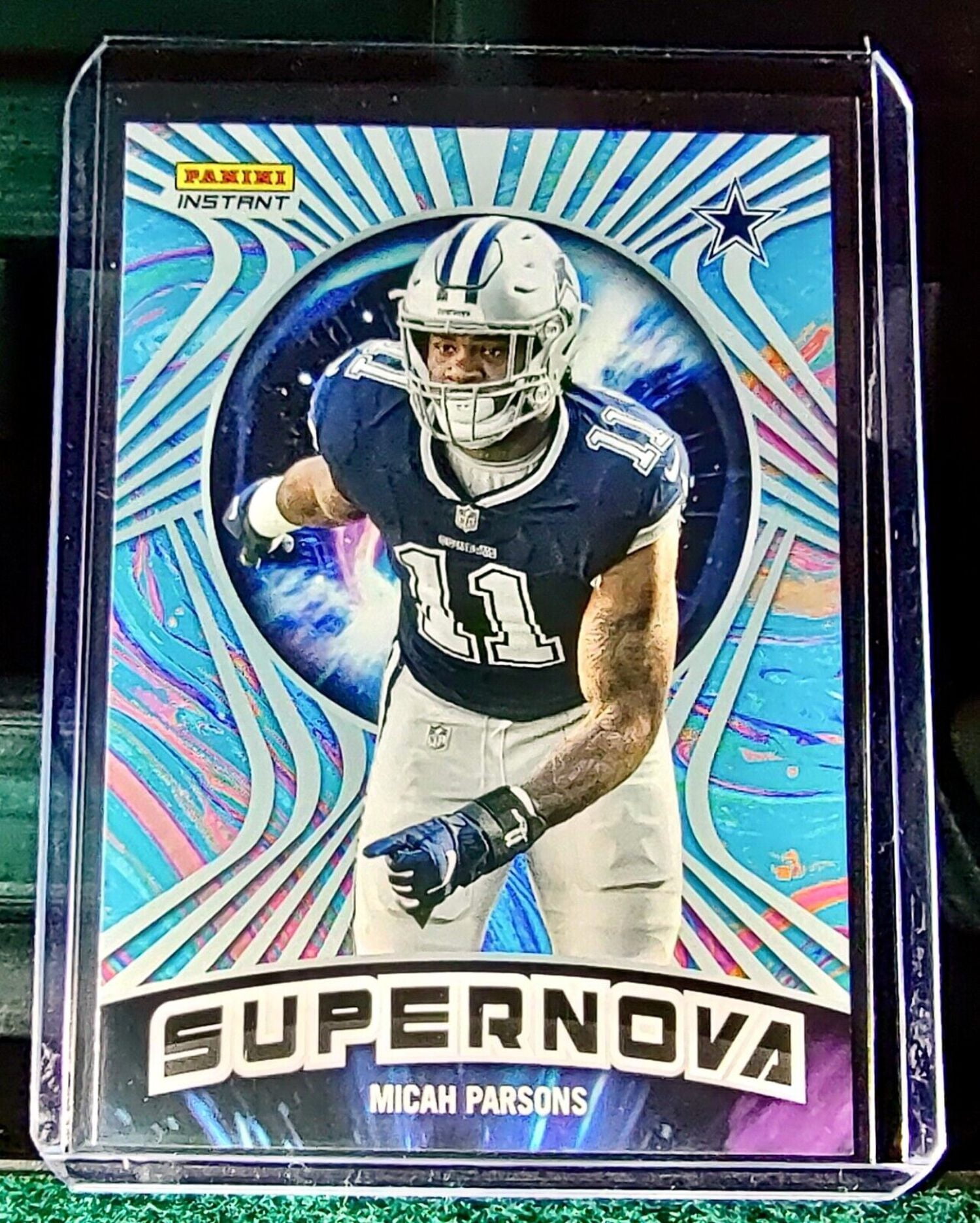 Micah Parsons 2022 Panini NFL Instant Supernova #7 Football Card 1/1523 ...