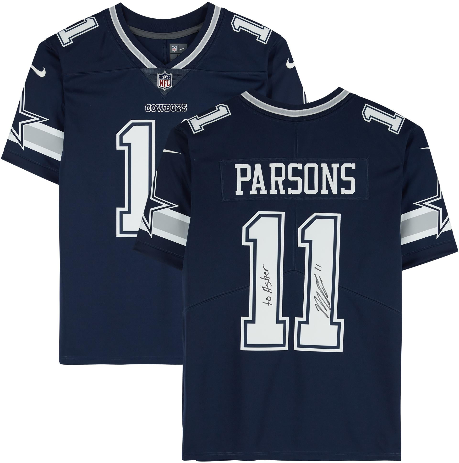 Micah Parsons Dallas Cowboys Autographed Navy Limited Jersey with "To ...