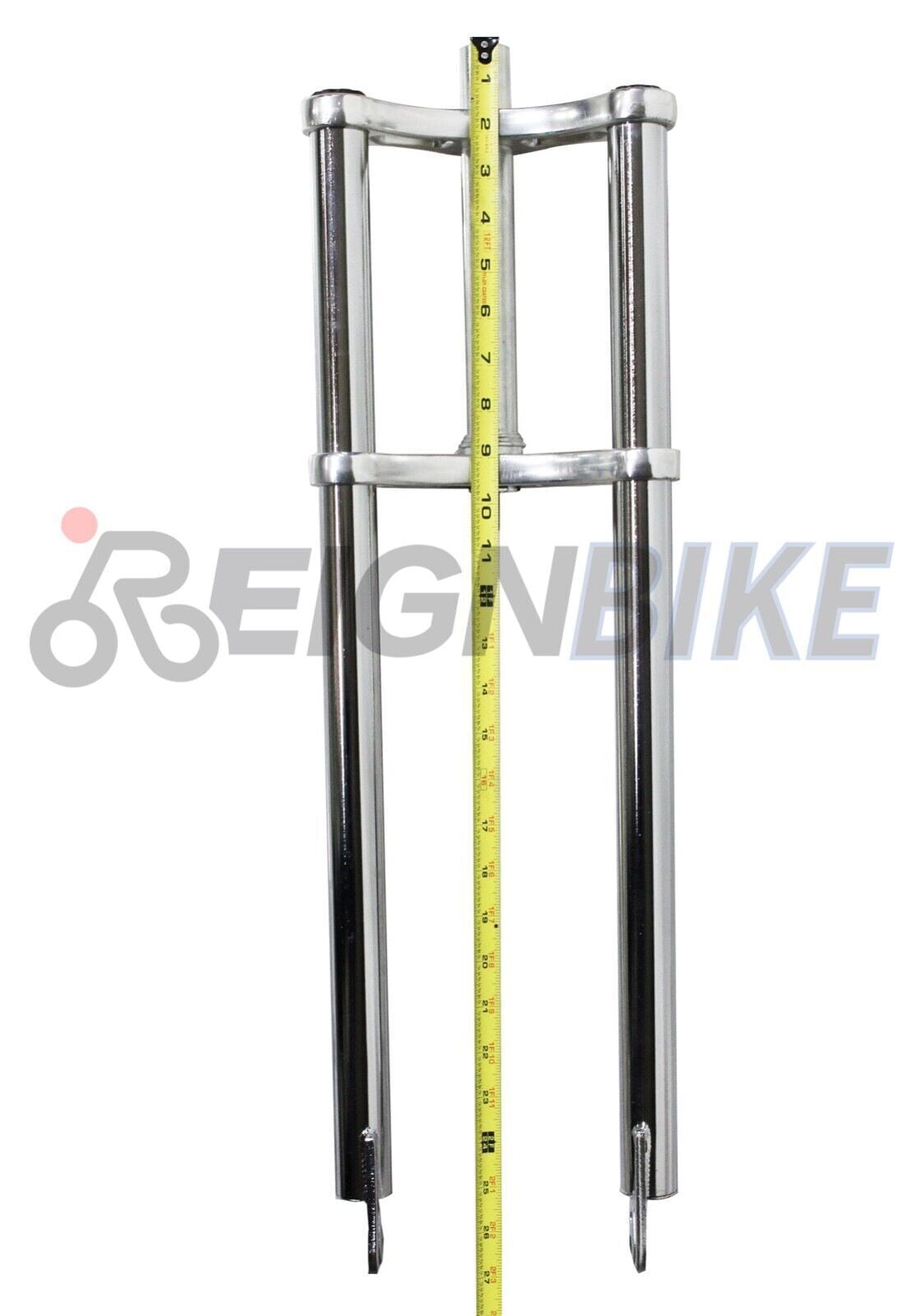 Micargi 1-1/8" Chrome Bicycle Fork 26" Fat Tire 28.6mm Fork with Mount ...