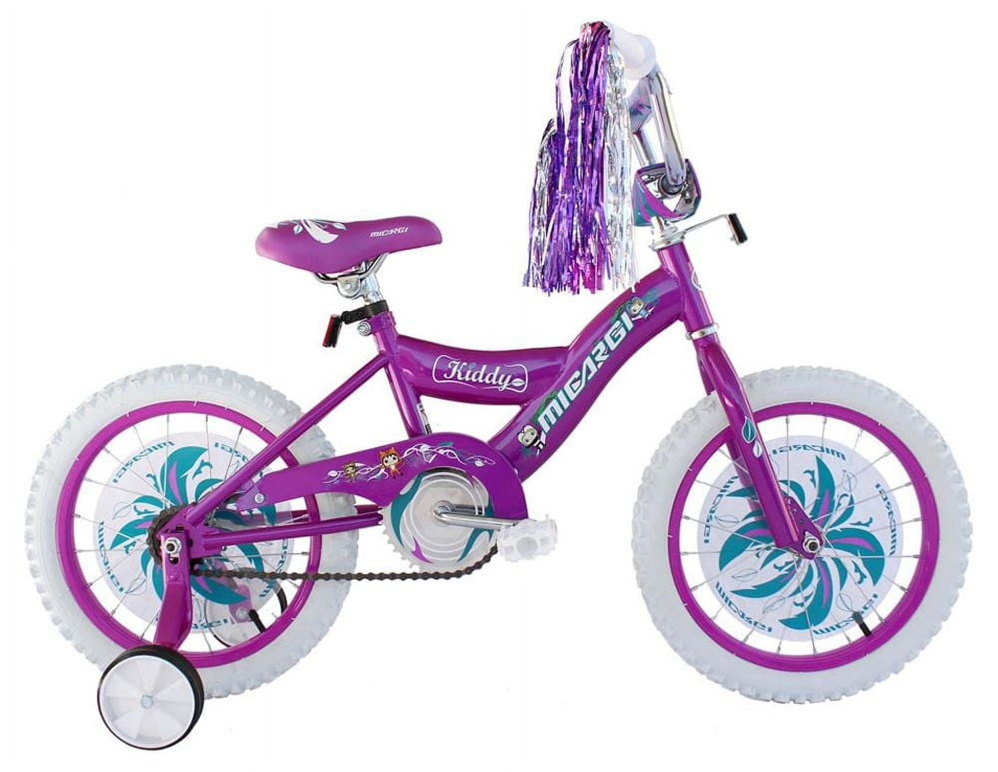 Micargi 16" Kids Bicycle with Removable Training Wheels Age 4-9 Girls ...