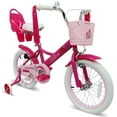 "Micargi 16"" Bicycle for Girls, Kids Bike with Basket & Training ...
