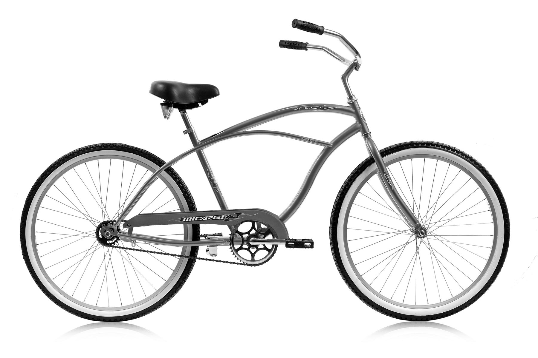 Micargi 26" Cantilever Steel Frame Cruiser w/ Coaster Brake Grey ...