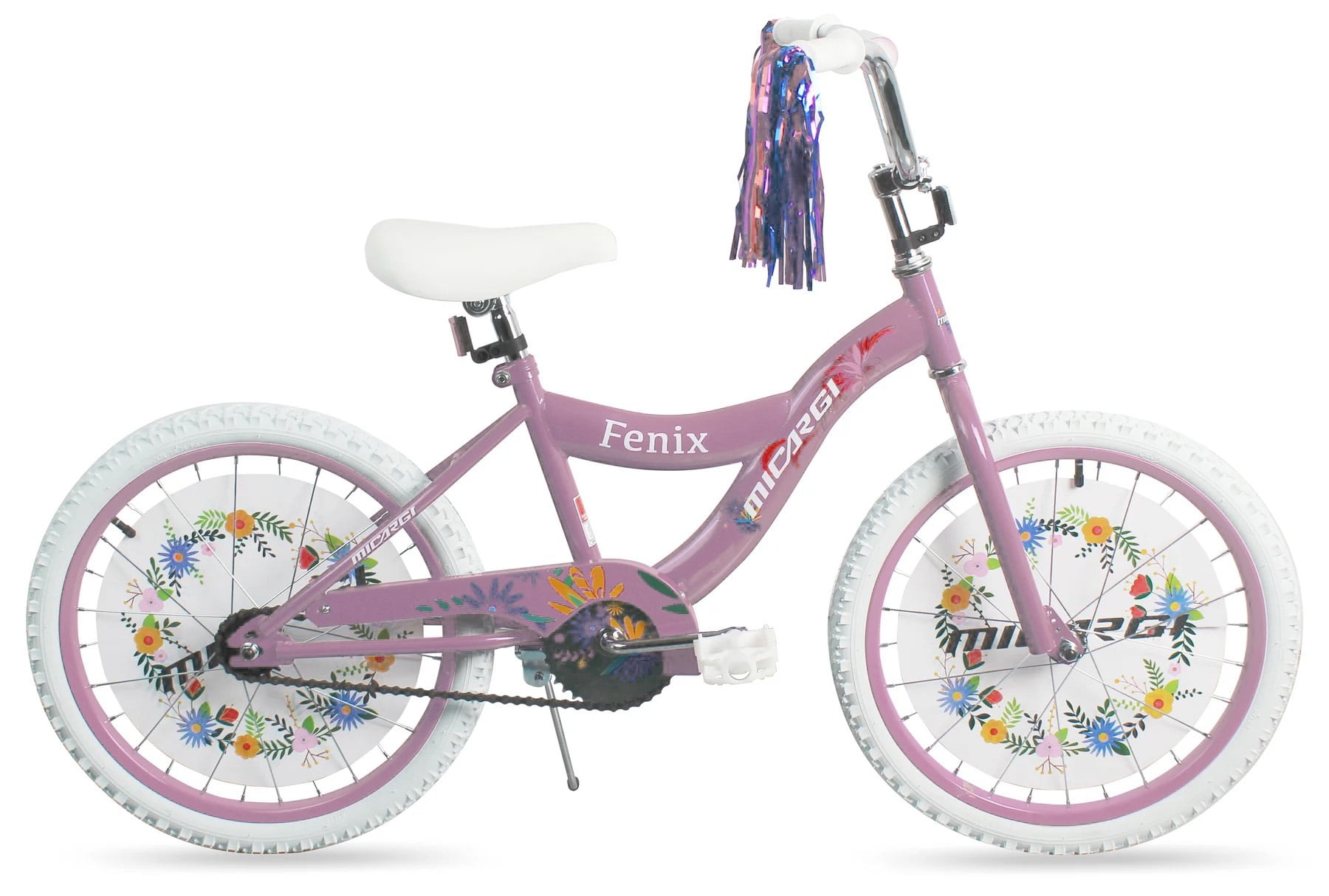 Micargi 20" Inch Girls Bike BMX S-Type Frame Coaster Brake One Piece ...