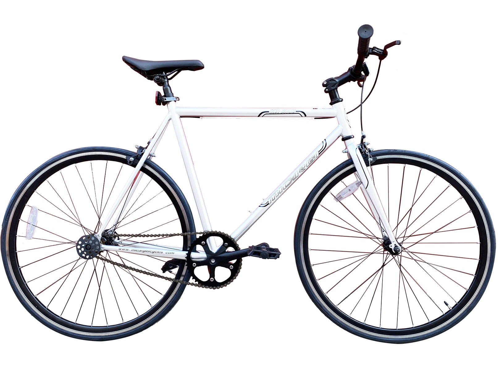 Micargi RD-269-53 White Color Bicycle - Walmart.com