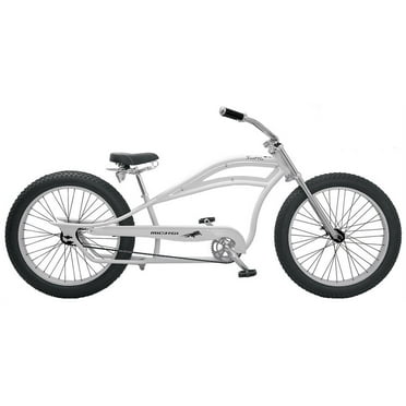 Micargi Seattle SS Cruiser Bicycle, 7 Speed, Black with White Plate ...