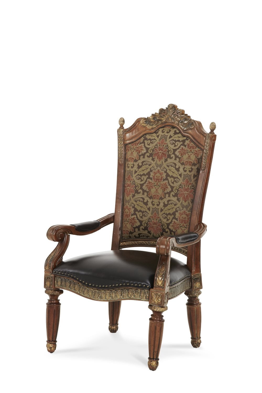 Michael Amini Villa Valencia Wood Dining Arm Chair - Set of 2 - Classic ...