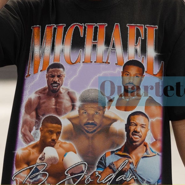 Michael B Jordan, Michael B Jordan Shirt, Retro Michael B Jordan Shirt ...