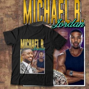 Michael B Jordan T Shirt Actor Merch - Walmart.com