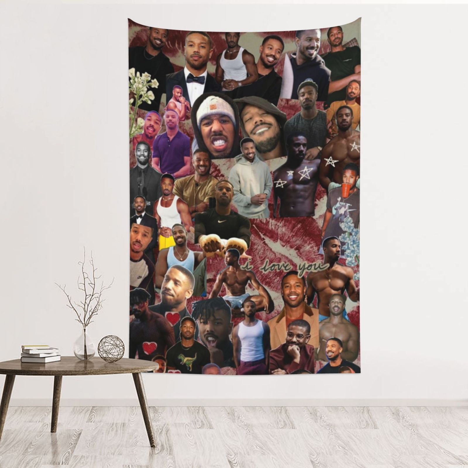 Michael B. Jordan Tapestry 60x40 Inch For Bedroom Home Decor For Living ...