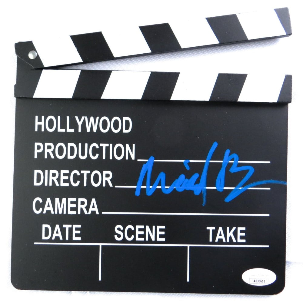 Michael Bay Signed Autographed Mini Movie Clapper Transformers JSA ...