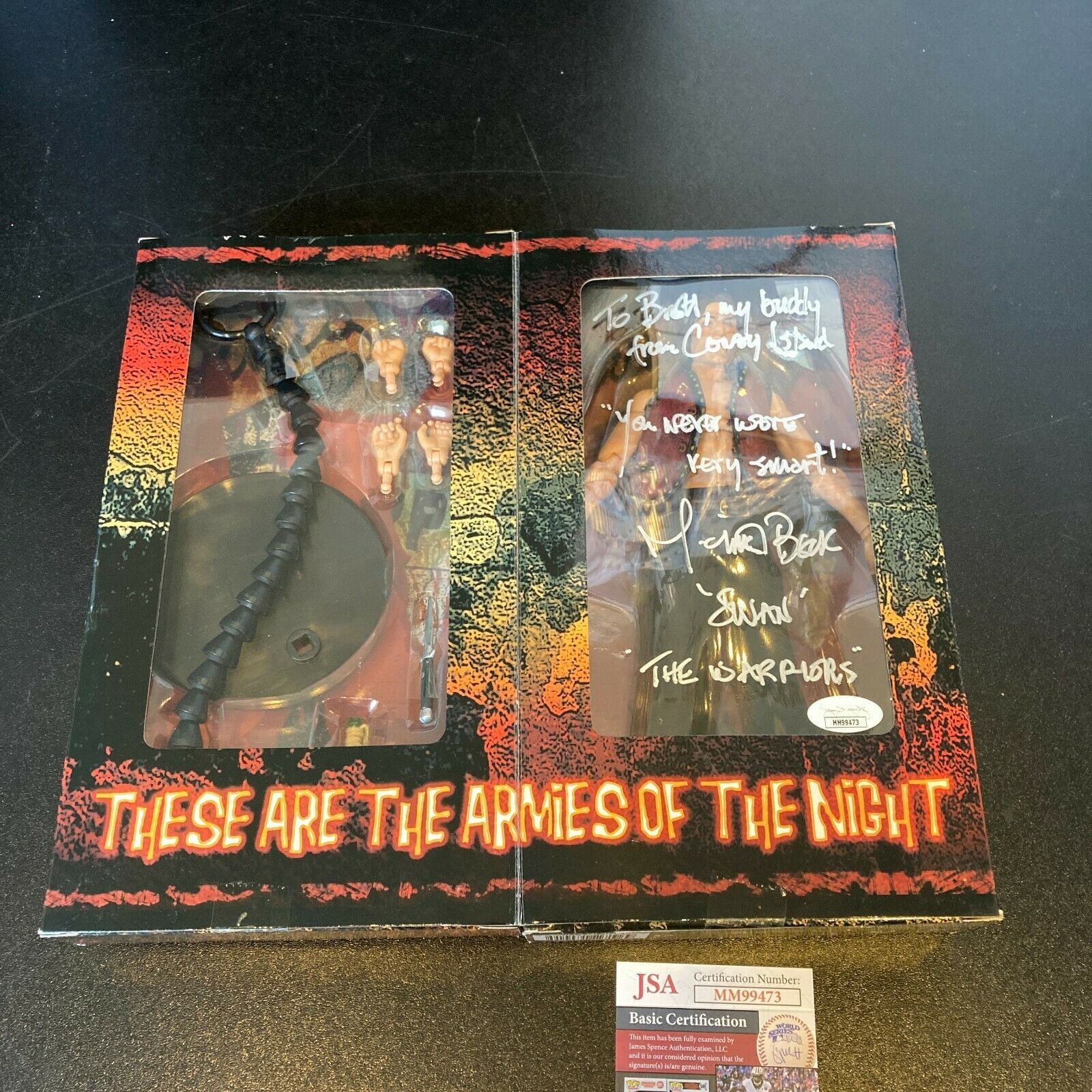 Michael Beck Signed The Warriors Action Figure MEZCO NIB JSA COA ...