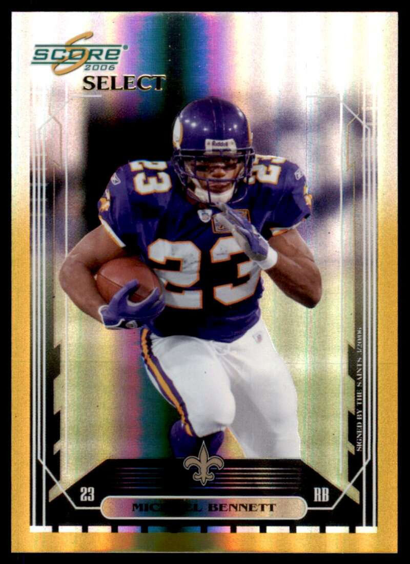 Michael Bennett Card 2006 Score Select Gold #160 - Walmart.com