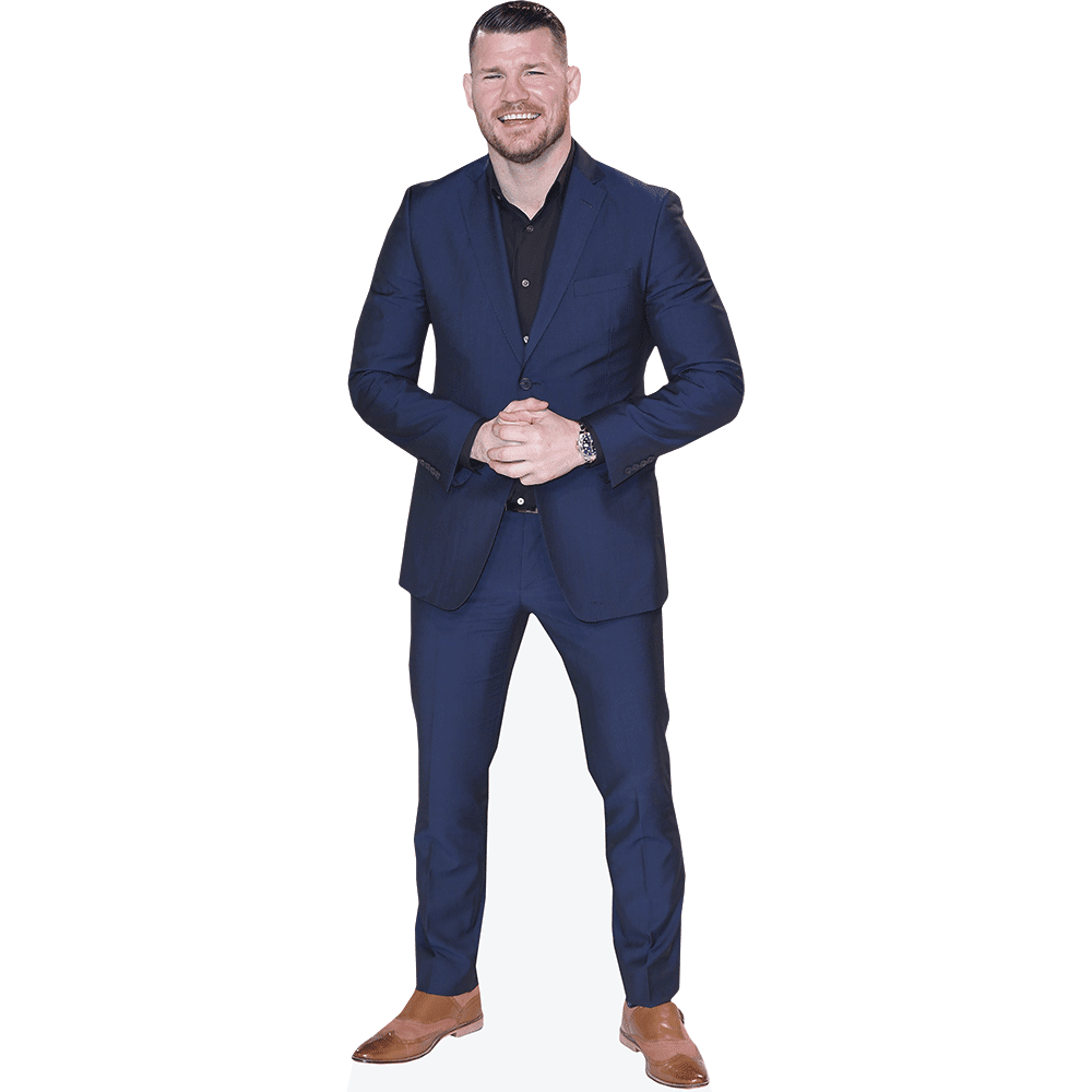 Michael Bisping (Blue Suit) Mini Cardboard Cutout Standee - Walmart.com