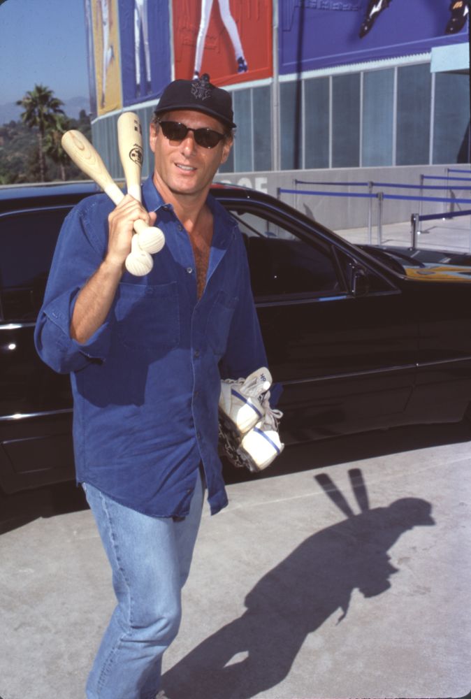 Michael Bolton Olding Bats, Sneakers And Glove Hollywood Stars Night Photo Print (8 x 10) - Item ...