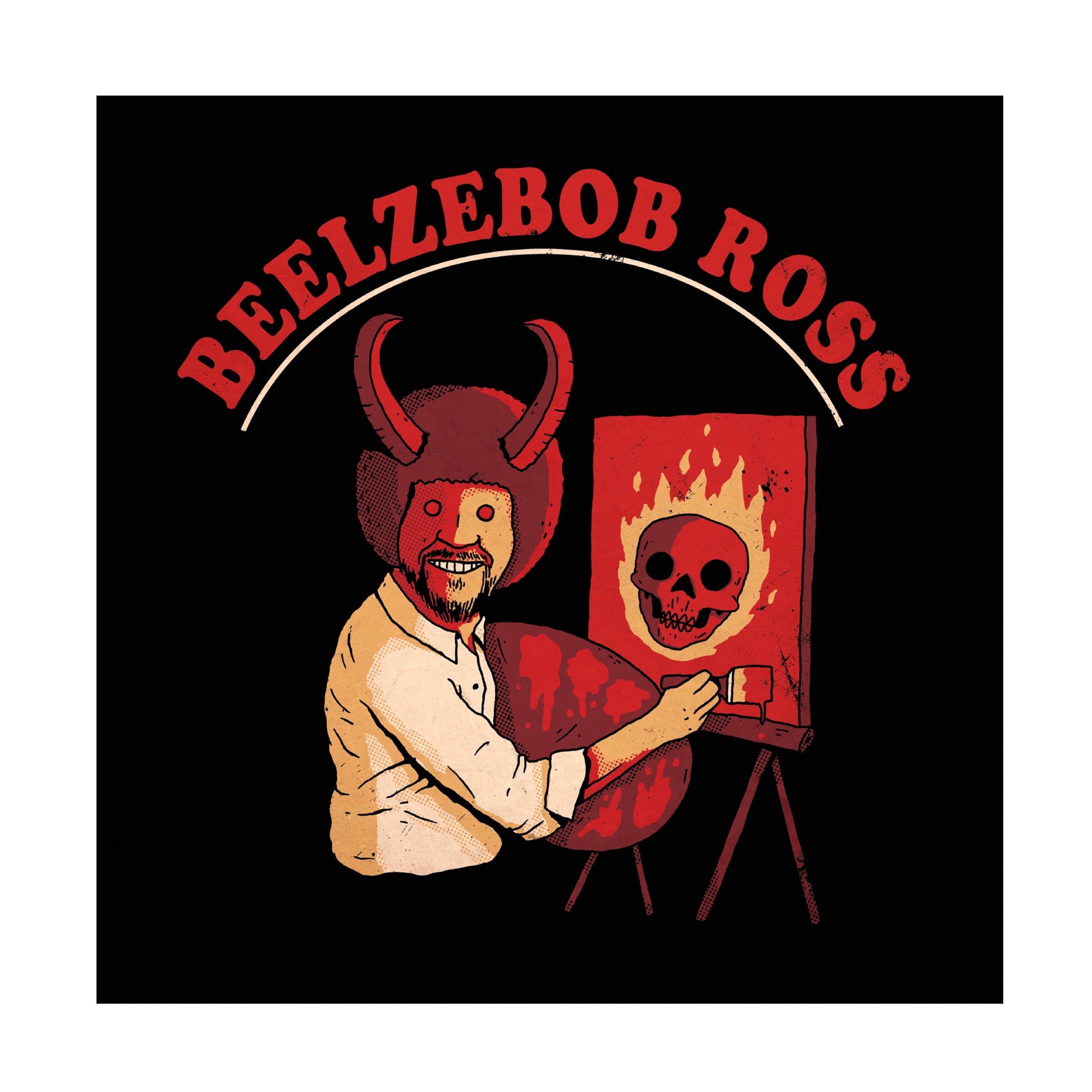 Michael Buxton Beelzebob Ross Canvas Art - Walmart.com