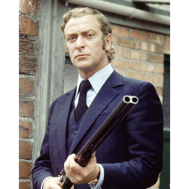 Michael Caine 24x36 Movie Poster HD Aluminum Wall Art With Shotgun Get ...
