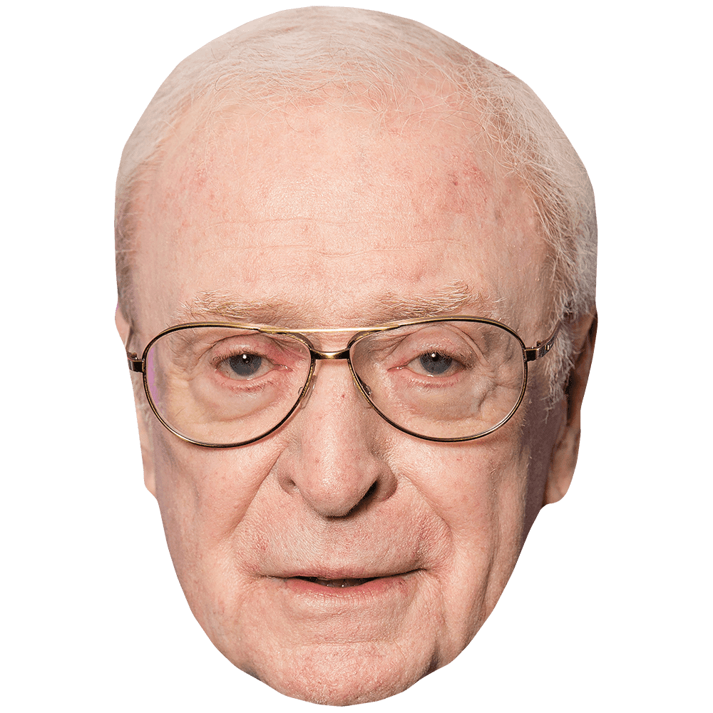 Michael Caine (Glasses) Big Head. Larger than life mask. - Walmart.com