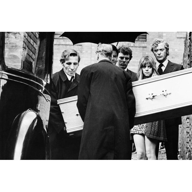 Michael Caine and Petra Markham and Alun Armstrong in Get Carter ...