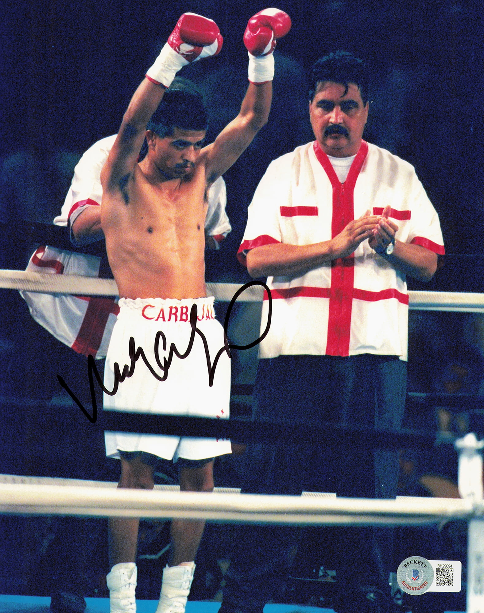 Michael Carbajal Autographed 8x10 Photo Beckett BAS QR #BH29094 - Walmart.com
