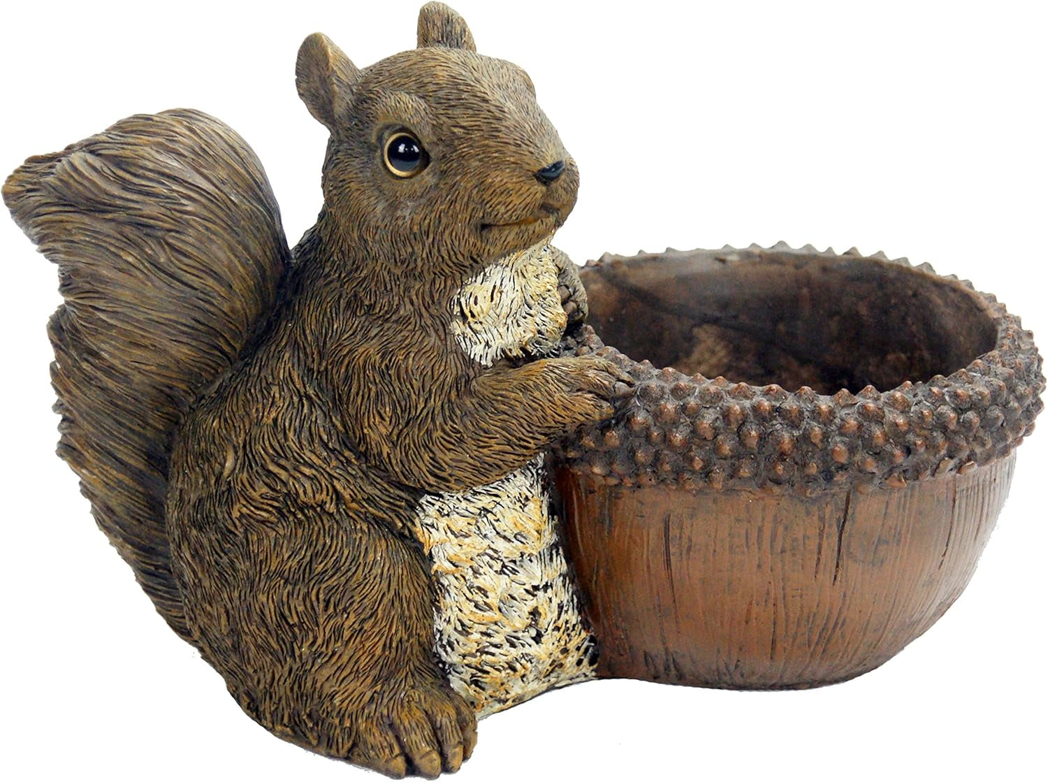 Michael Carr Designs Squirrel Planter Outdoor Squirrel Planter Figurine ...