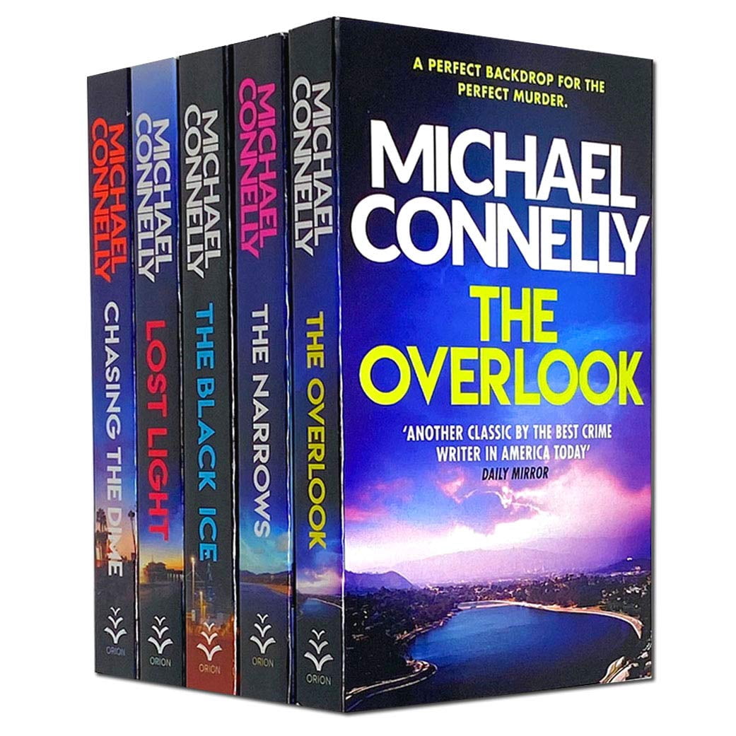 Michael Connelly 5 Books Set Collection Set The Black Ice, The Narrows ...