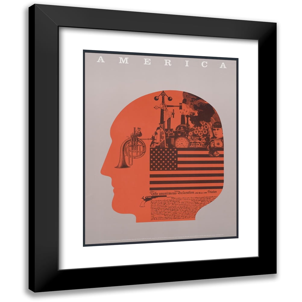 Michael David Brown 12x14 Black Modern Framed Museum Art Print Titled ...