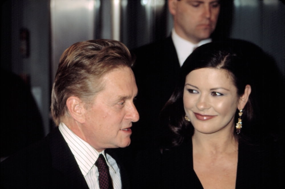 Michael Douglas And Catherine Zeta-Jones At Premiere Of It Runs In The ...
