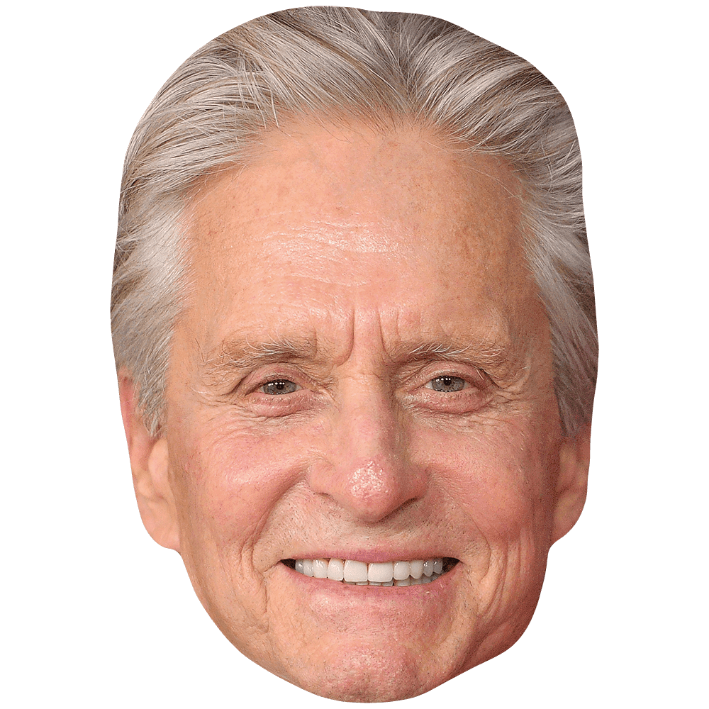 Michael Douglas (Smile) Flat Cardboard Face - Walmart.com