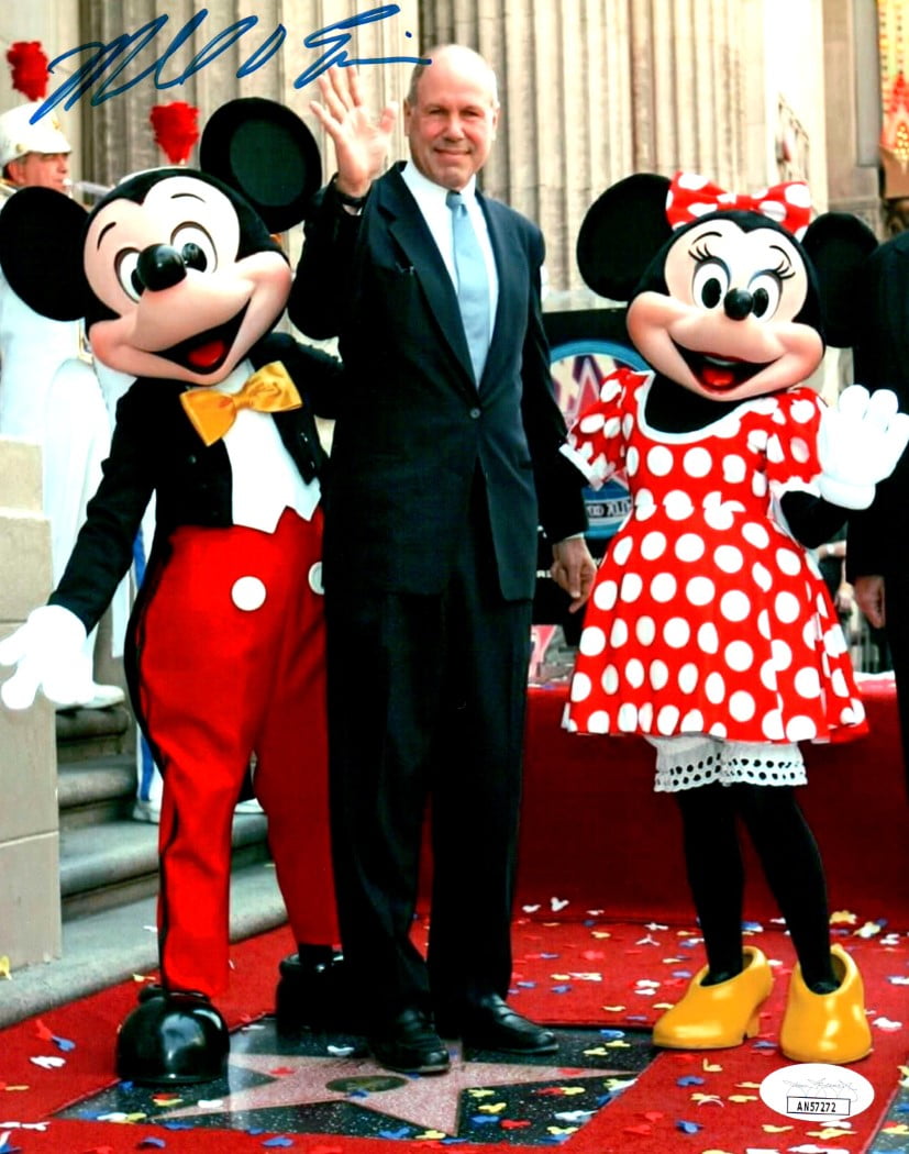 Michael Eisner Signed Autographed 8X10 Photo Former Disney CEO JSA ...