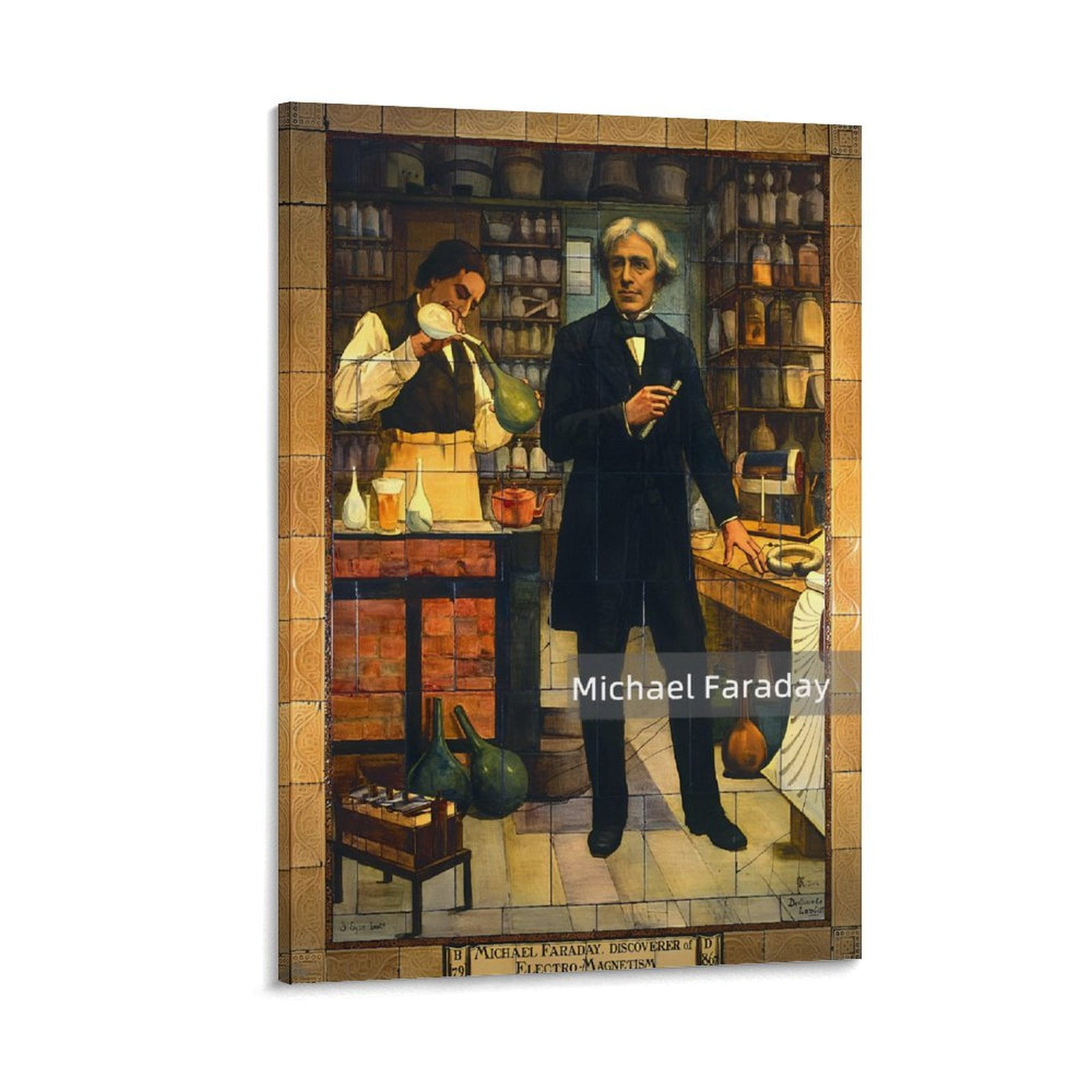 Michael Faraday Poster Picture Print Wall Art Poster Painting Canvas ...
