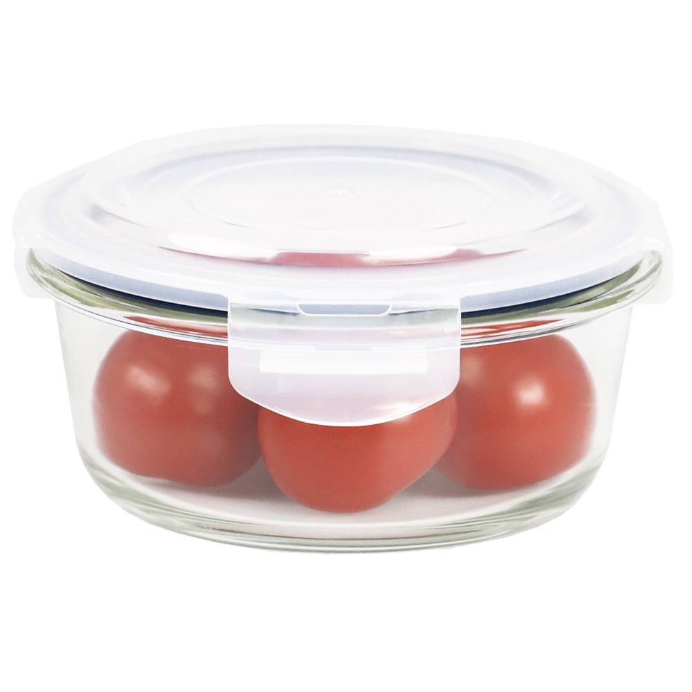 Michael Graves Design 21 oz High Borosilicate Glass Round Food Storage ...