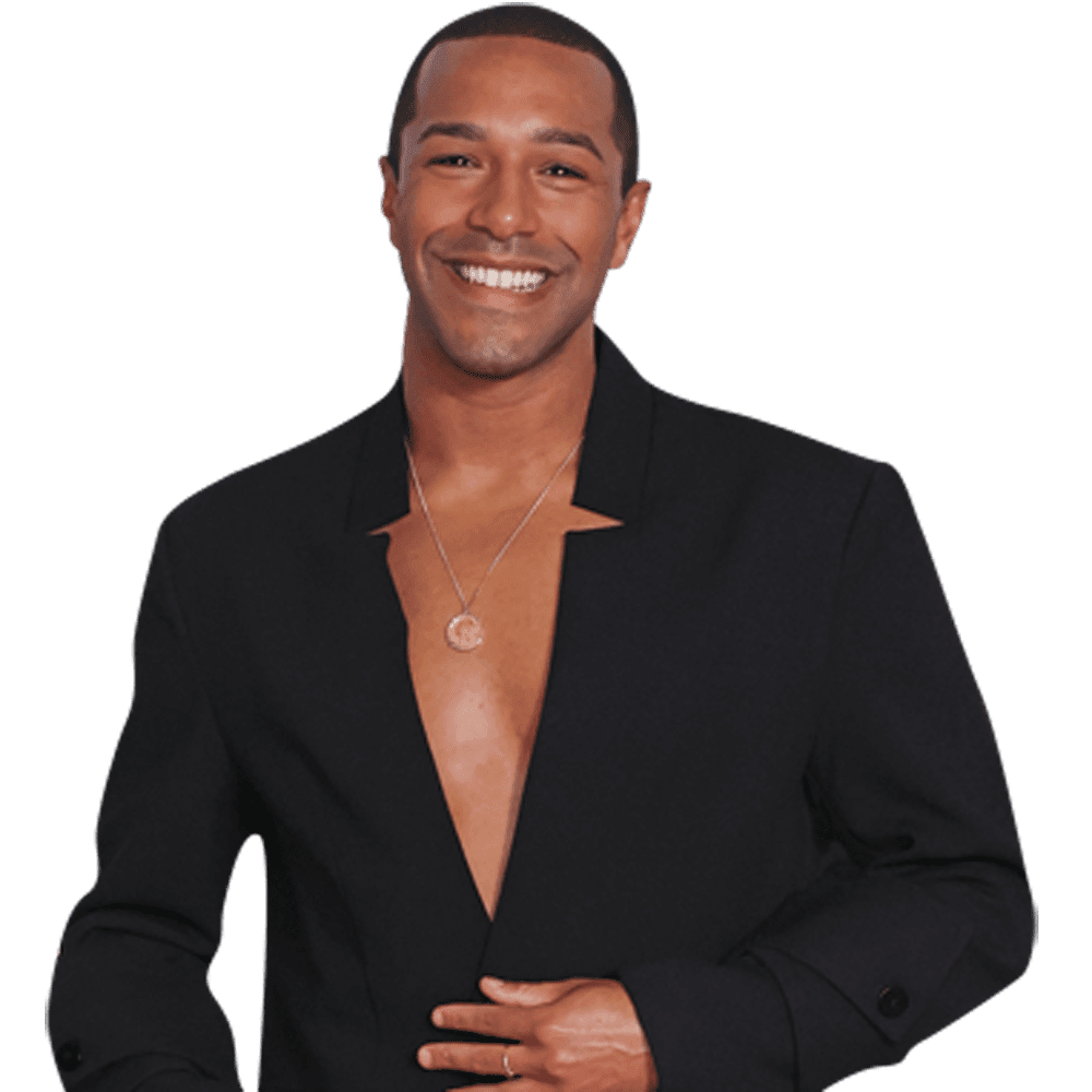 Michael Gunning (Black Outfit) Half Body Buddy Cutout - Walmart.com