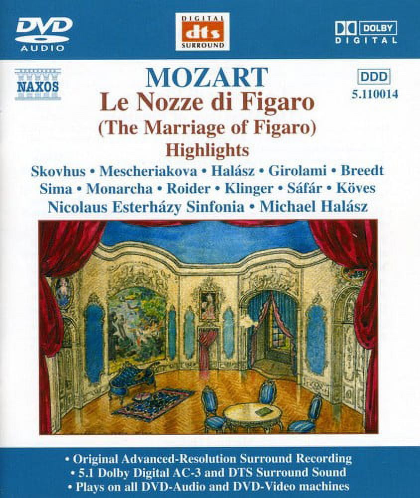Michael Hal SZ - Le Nozze Di Figaro - Music & Performance - DVD ...