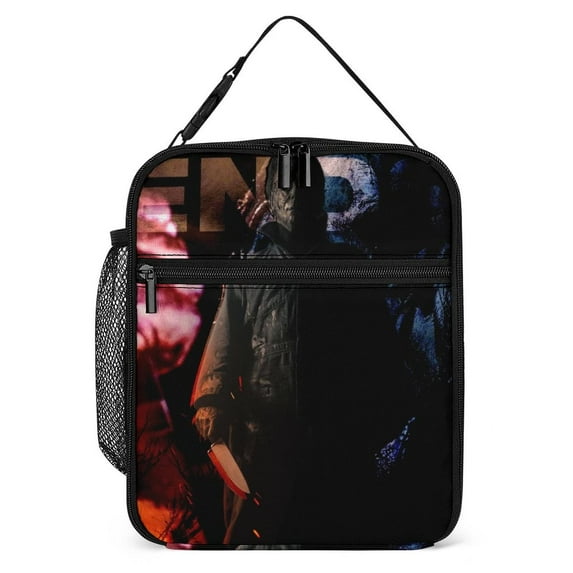 Michael Halloween Myers Waterproof Thermal Lunch Bag Portable Black ...